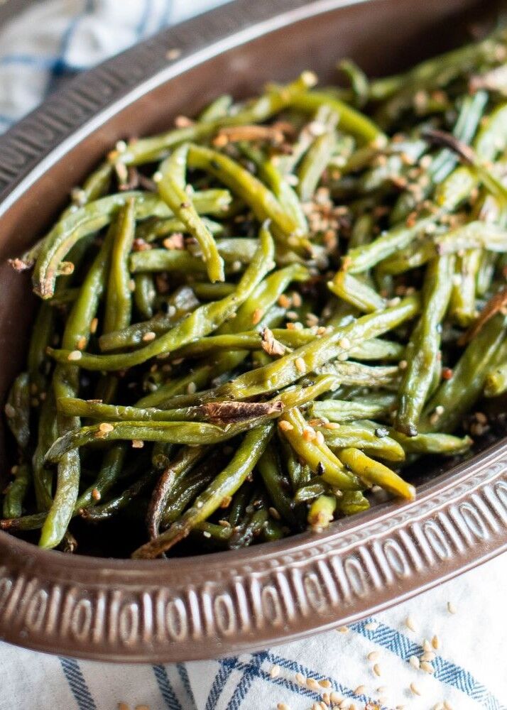 Open Sesame Green Beans - Trim Healthy Mama